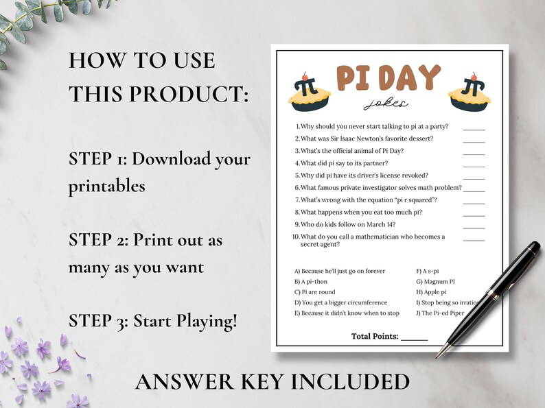 Pi Day Jokes, Math Jokes and Puns, Pi Day Activities for Kids & Adults ...