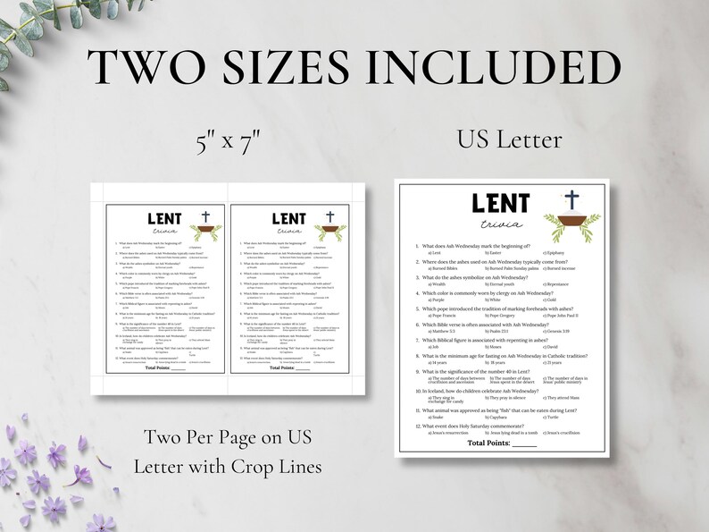 Lent Trivia Game, Easter Party Games, Sunday School Activities, Lenten ...