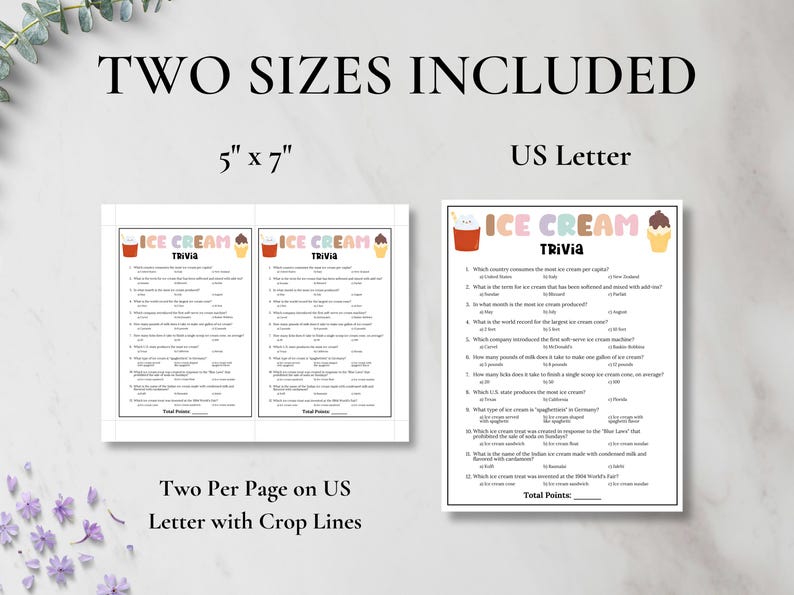 Ice Cream Games Bundle, Ice Cream Party Games, Ice Cream Day Activity ...