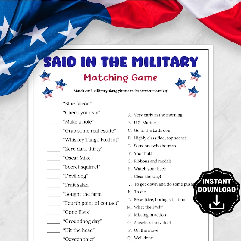Army Usa Quiz - Etsy