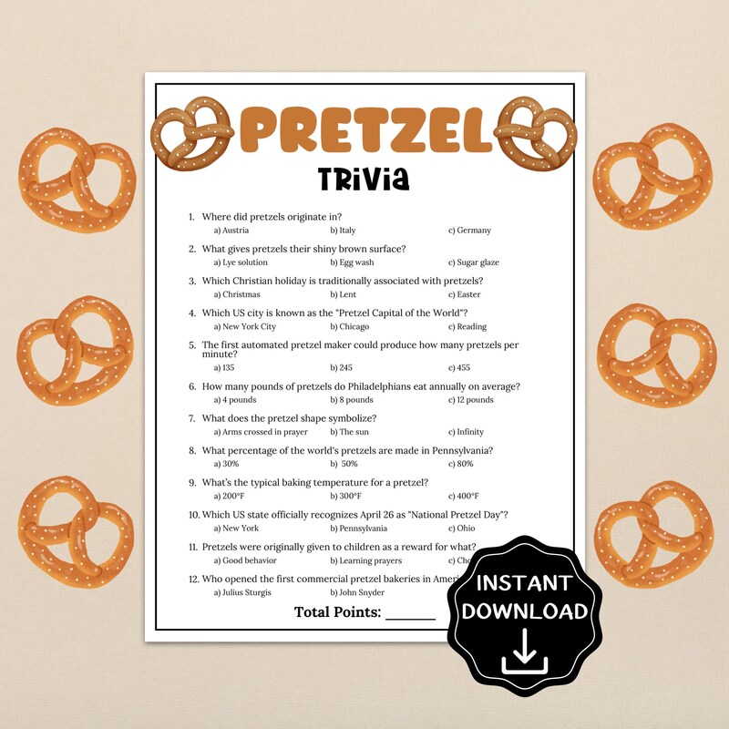 German for Pretzel - Etsy