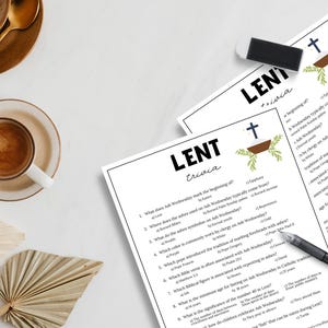 Lent Trivia Game, Easter Party Games, Sunday School Activities, Lenten ...
