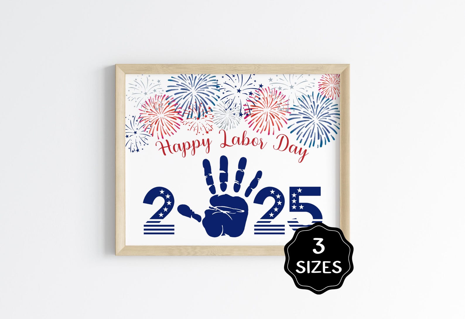 Labor Day 2025 Handprint Art, Labor Day Craft, Daycare or Preschool ...