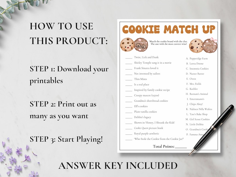 Cookie Matchup Game, Cookie Themed Games for Kids, Milk and Cookie ...