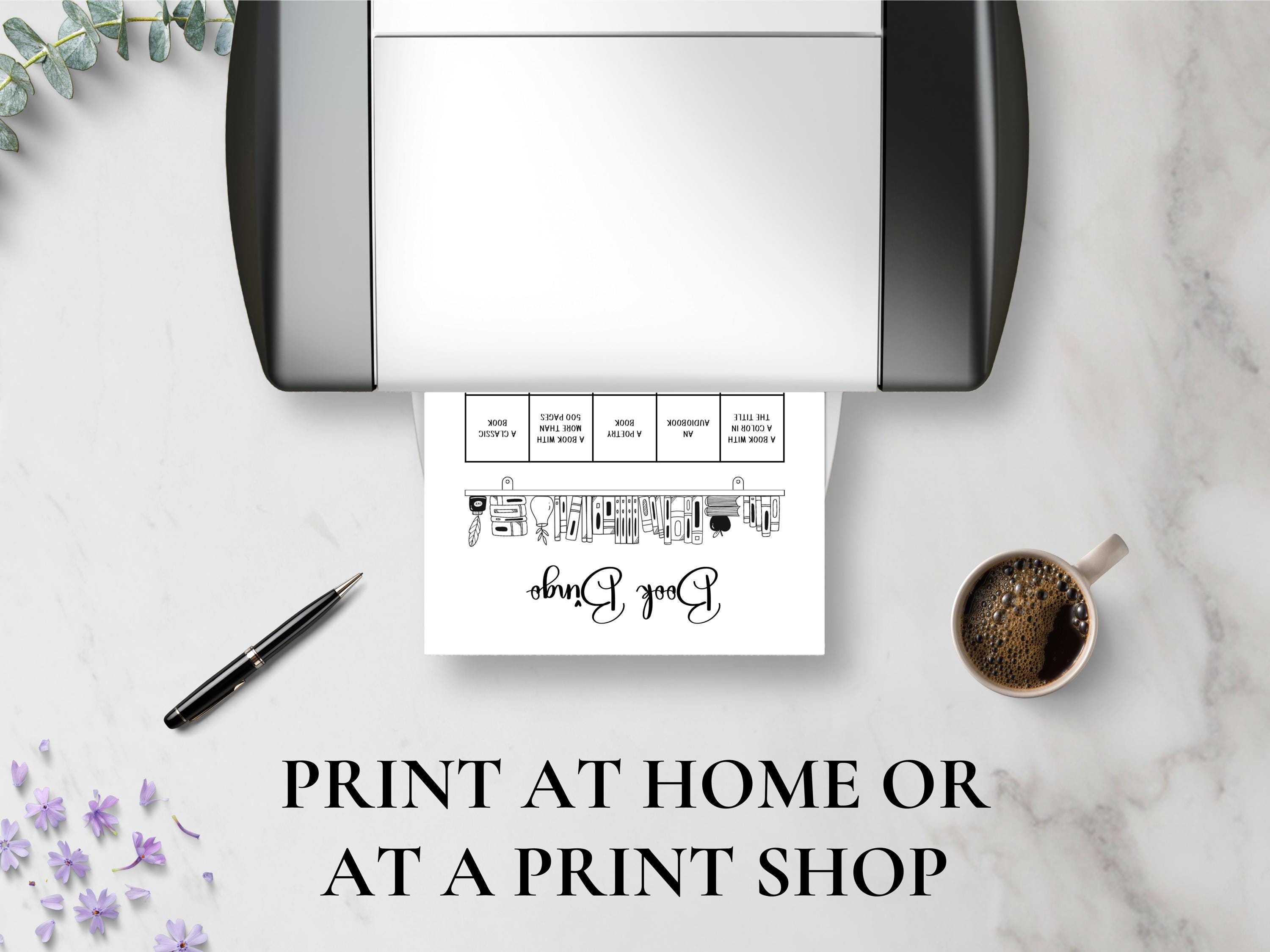 Book Bingo Game, 10 Book Bingo Cards for Book Challenge, Book Bingo ...