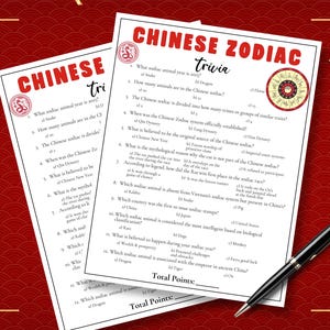 Chinese Zodiac Trivia, Lunar New Year Trivia, 2025 Chinese New Year ...