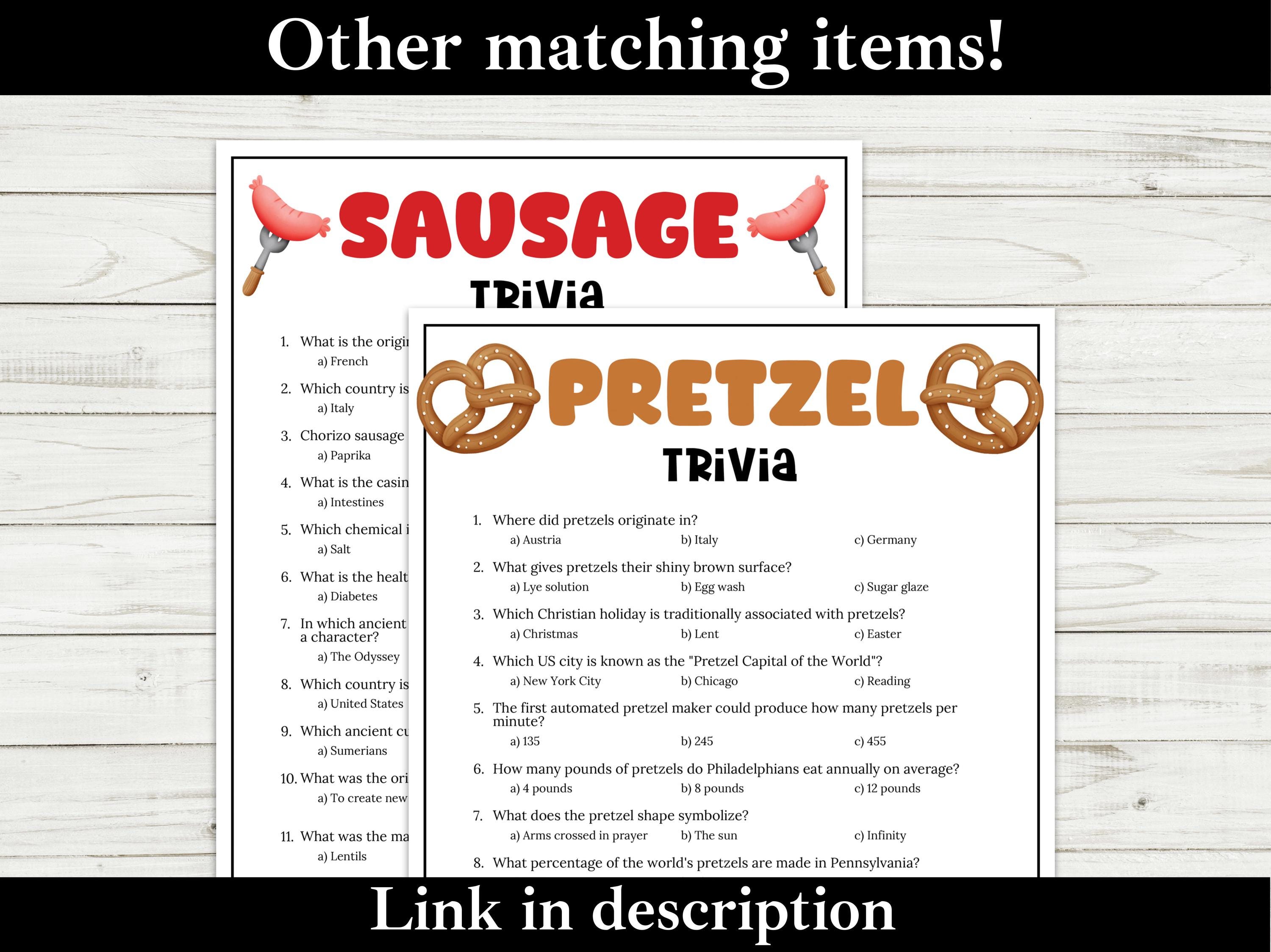 Oktoberfest Trivia Game, Oktoberfest Party Game for Kids & Adults ...
