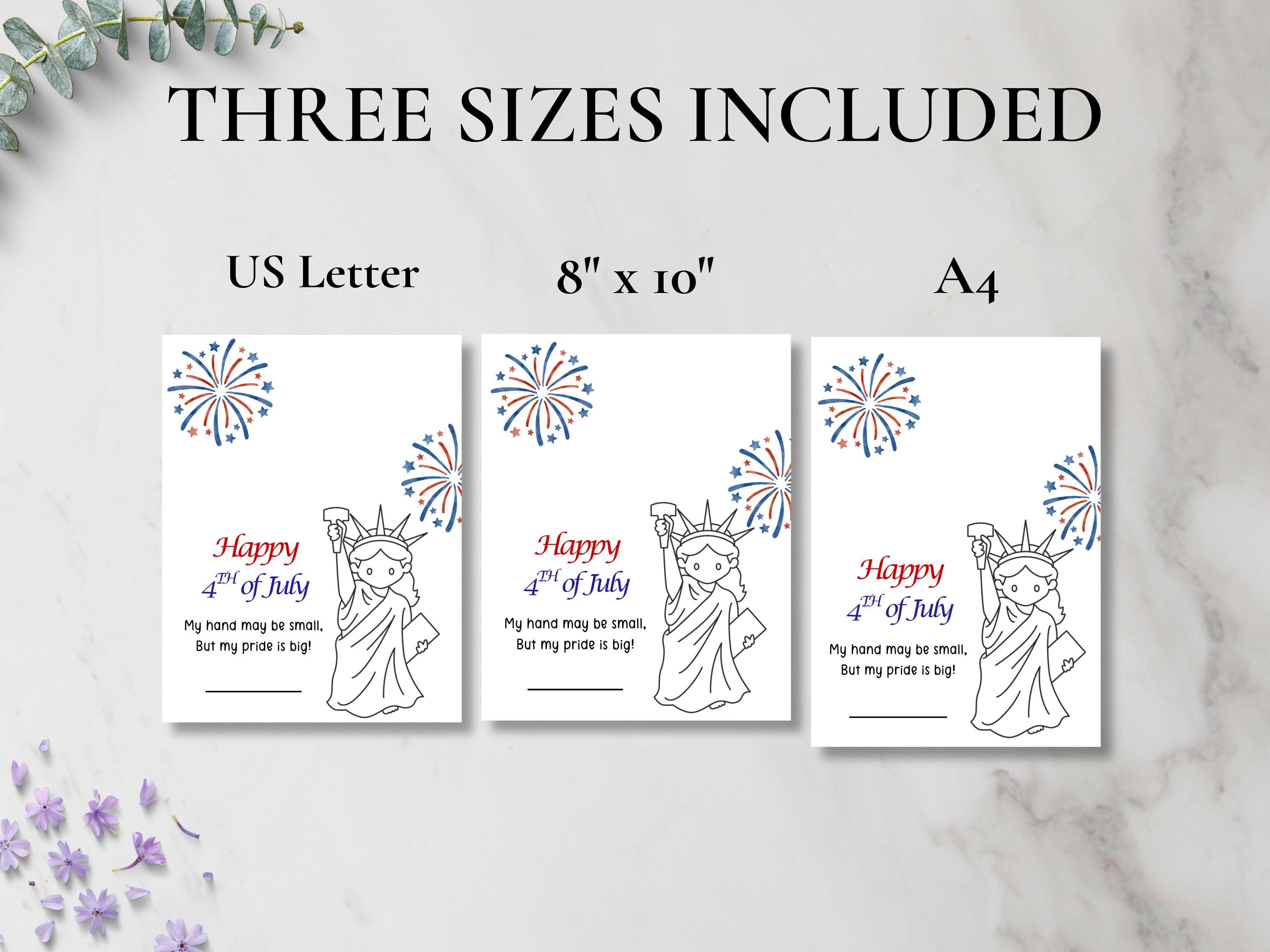 4th of July Handprint Craft, Statue of Liberty Craft, Preschool ...