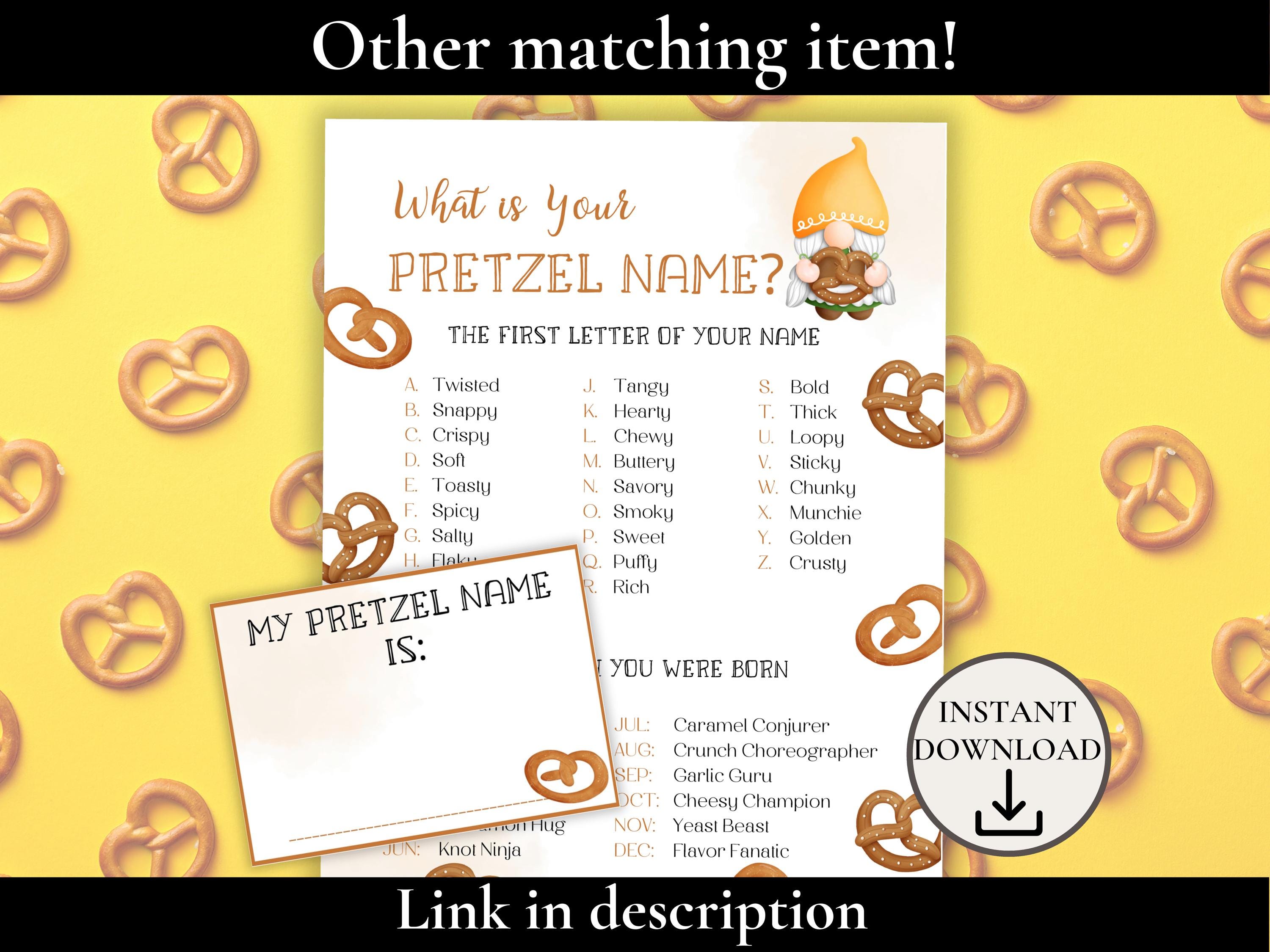 Pretzel Trivia Game, Oktoberfest Party Game for Kids & Adults, German ...