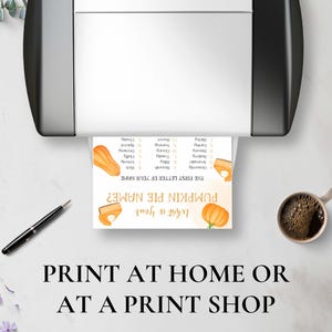 What's Your Pumpkin Pie Name Game With Name Tags, Friendsgiving Party ...