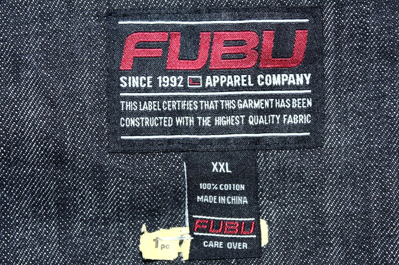 VTG Fubu the Collection Raw Denim Work Jacket - Etsy