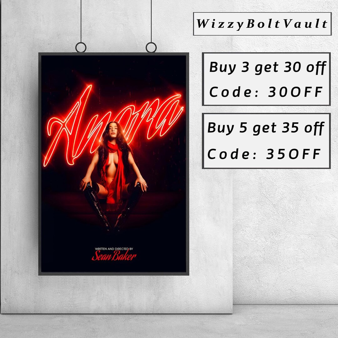 Anora Movie Posters, Limited Collectibles, High Quality Canvas Prints ...