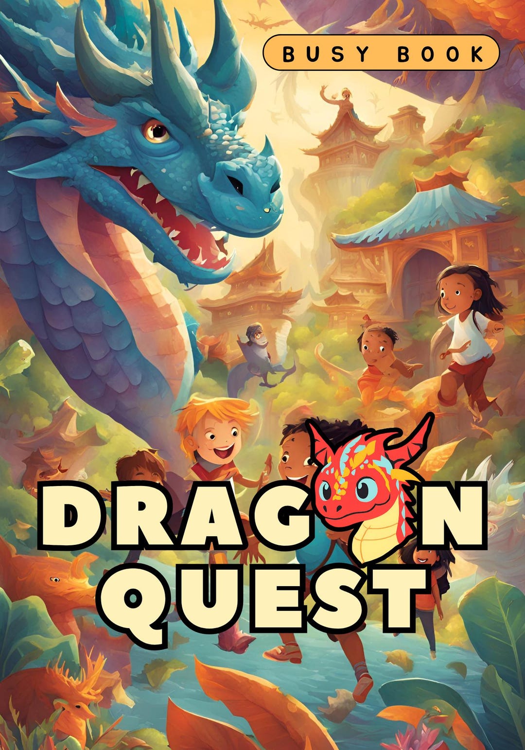 Dragon Busy Book - Etsy