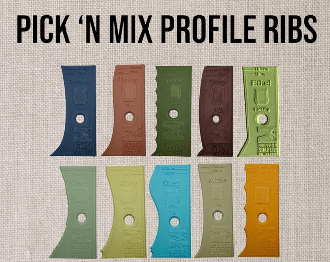 Thermoplastic Clay Ribs, Xiem Wheel Throwing Ribs, Shaping Ribs, Firm ...