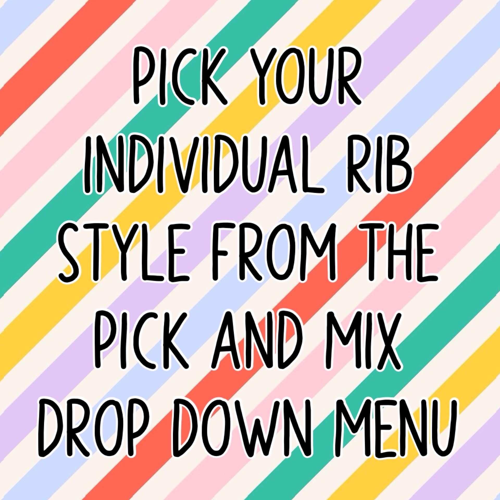 PICK N MIX Shaper Profile Ribs - Etsy