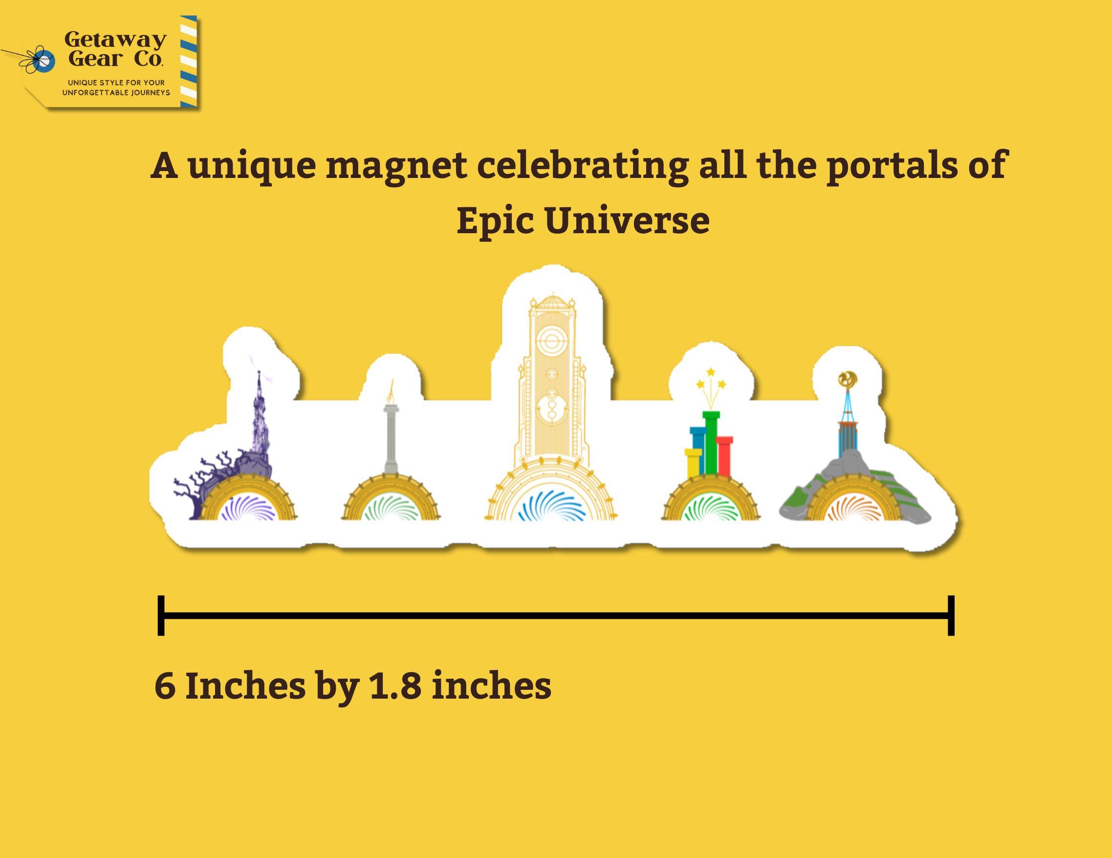 Portals Magnet Inspired by Epic Universe | Theme Park Magnet | Vacation ...