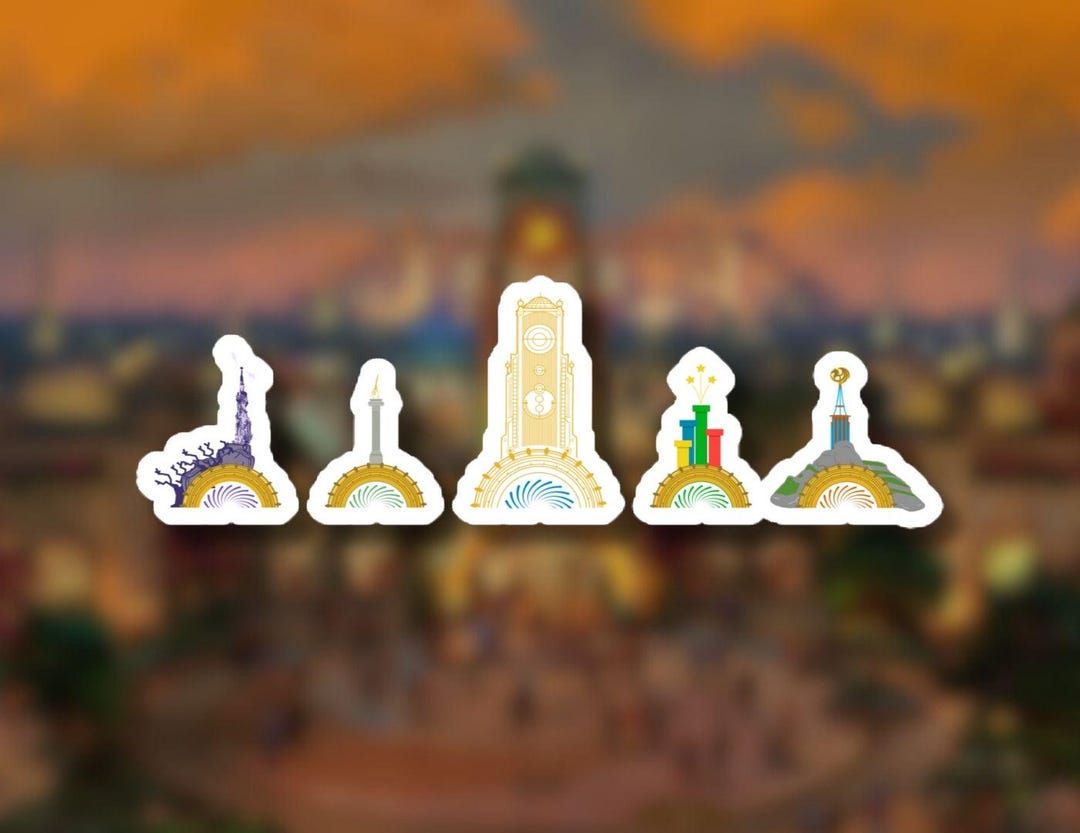 Portals Stickers | Epic Universe Sticker | Universal Theme Park ...