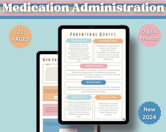 Medication Administration Nursing Notes - Etsy