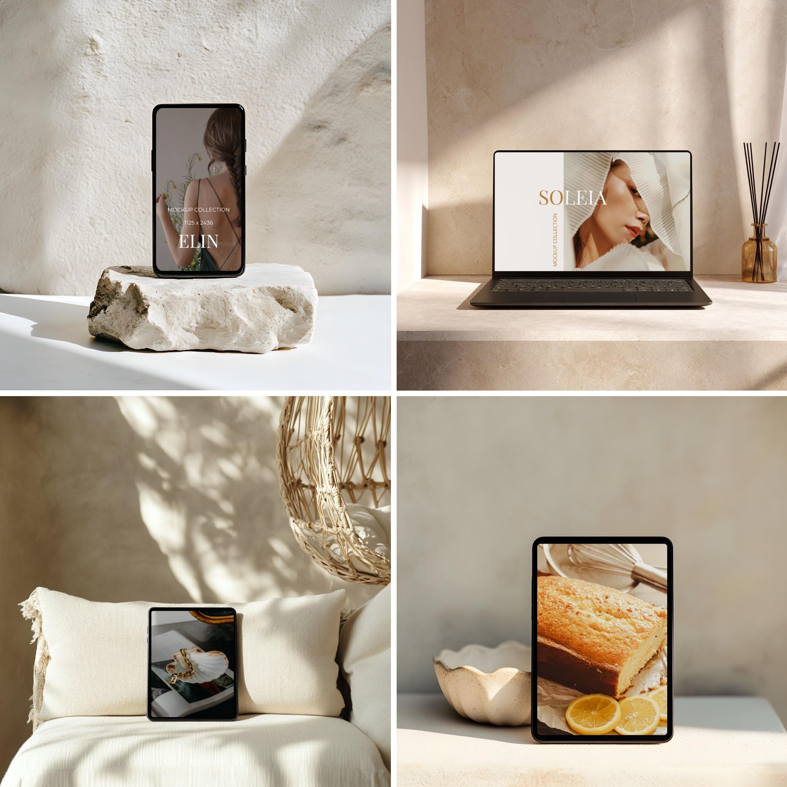Canva MacBook Mockup, Device Mockups Canva, Listing Presentation ...