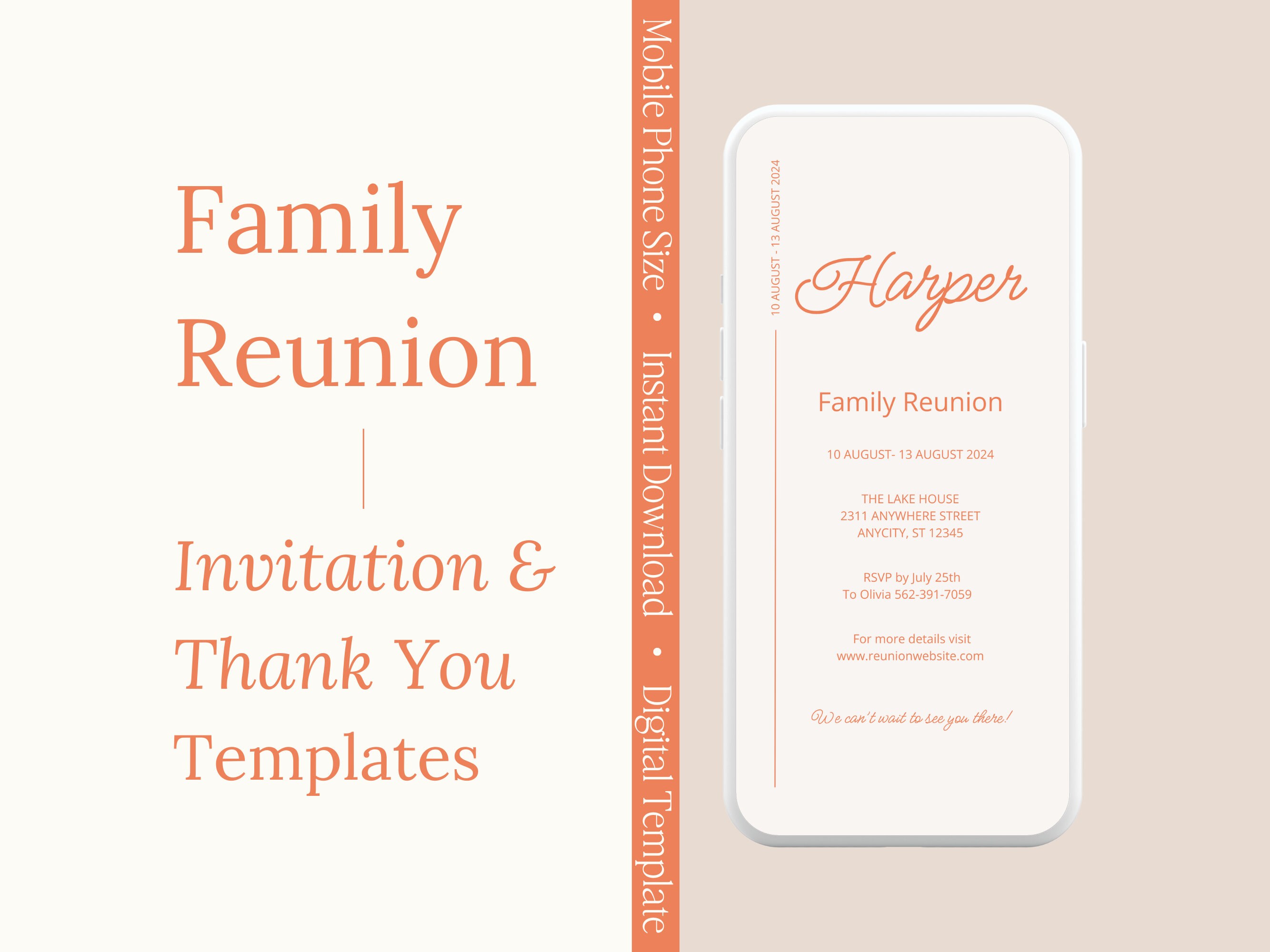 Family Picnic Invitation, Family Gathering Invite, Cousin Reunion ...