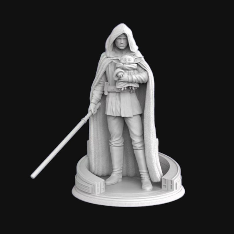 Luke Skywalker STL Files, Luke Skywalker 3D Model - Etsy