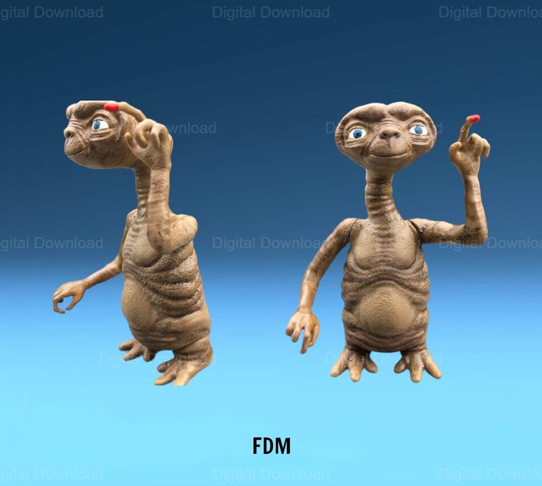 E.T STL Files, Extra Terrestrial 3D Model, E.T Miniature1 - Etsy