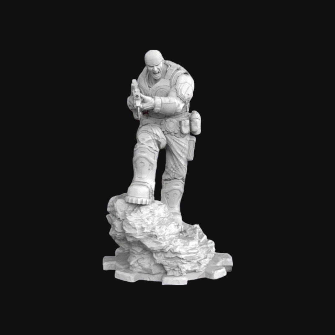 Marcus Fenix STL Files, Marcus Fenix 3D Model - Etsy