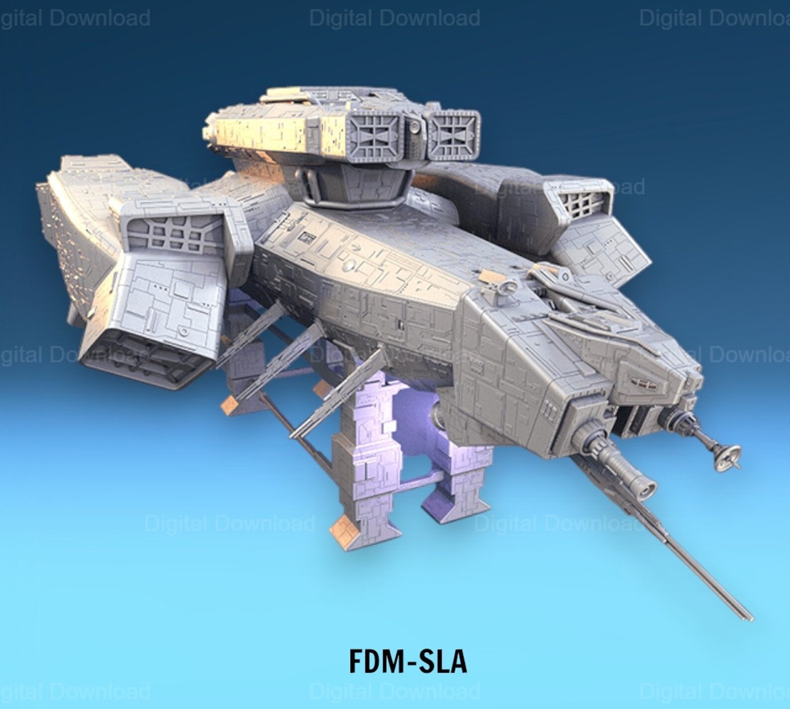 USCSS Nostromo STL Files, Nostromo 3D Model, Nostromo Miniature1 - Etsy