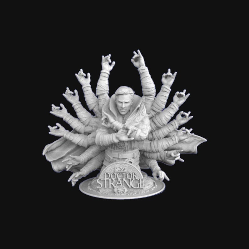 Dr Strange Bust STL Files, Doctor Strange 3D Model - Etsy