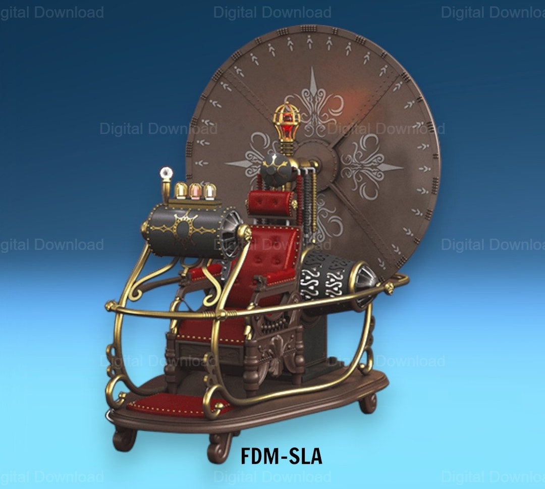 Time Machine STL Files, Time Machine 3D Model, Time Machine Miniature1 ...