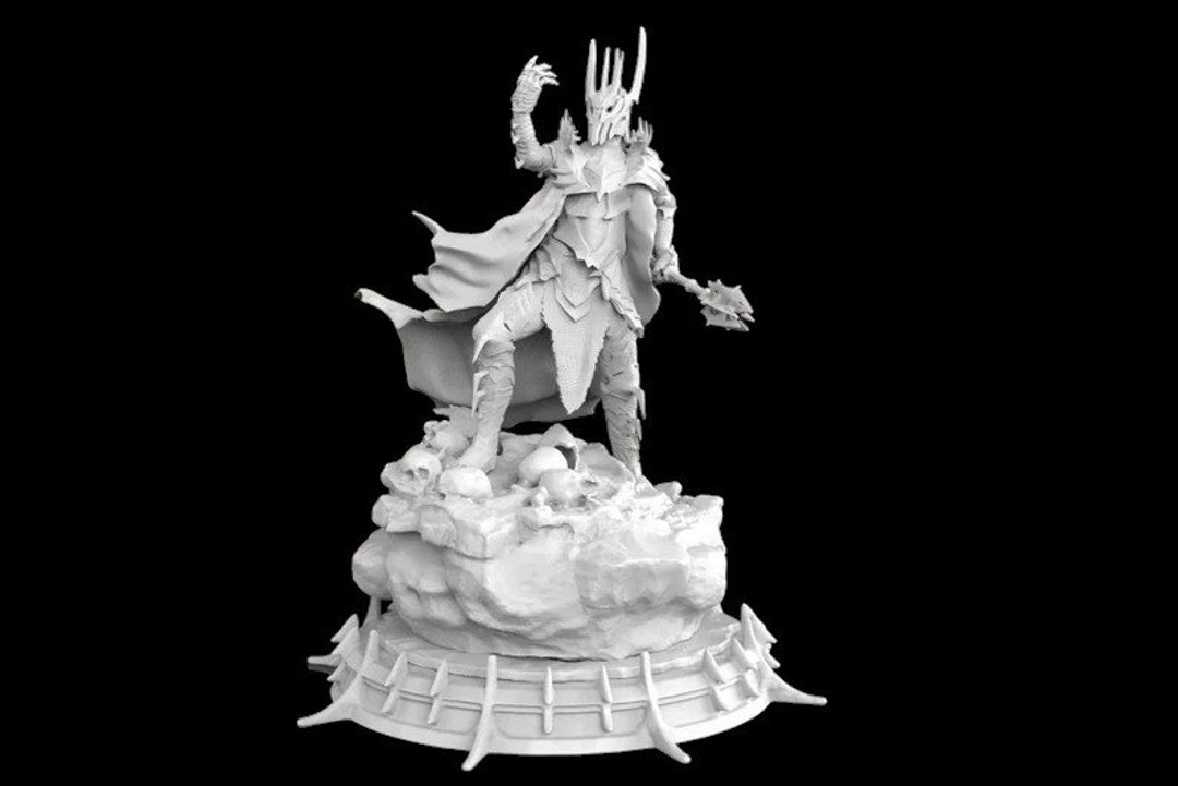 Sauron the Dark Lord STL Files, Sauron 3D Model - Etsy