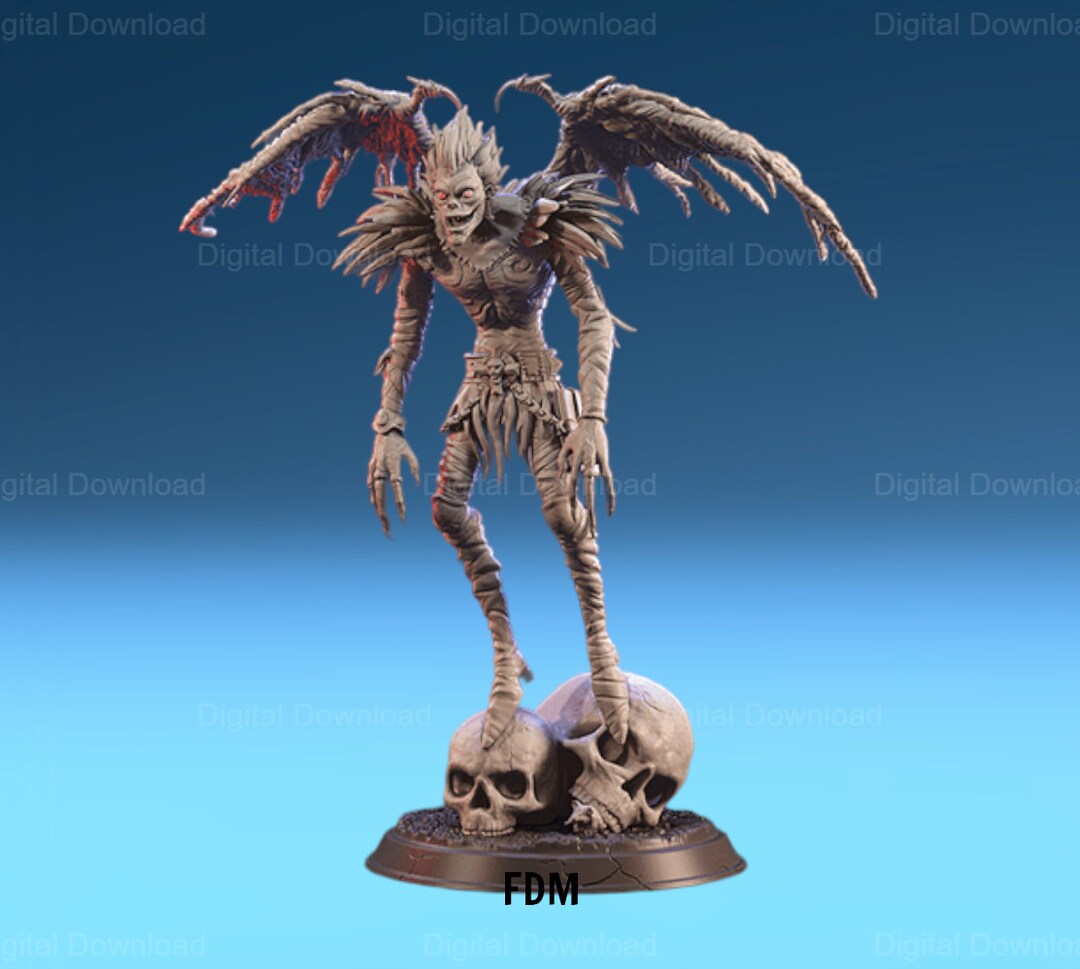 Ryuk STL Files, Ryuk 3D Model, Ryuk Miniature1 - Etsy UK