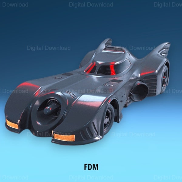 Batmobile Stl - Etsy