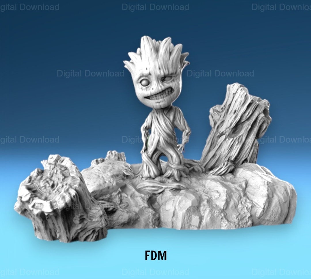 Groot STL Files, Groot 3D Model, Groot Miniature1 - Etsy