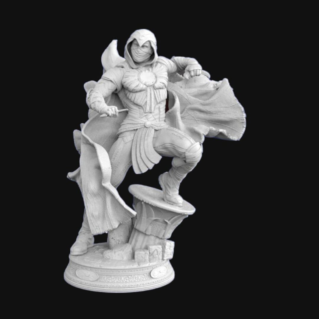 Moon Knight STL Files, Moon Knight 3D Model - Etsy