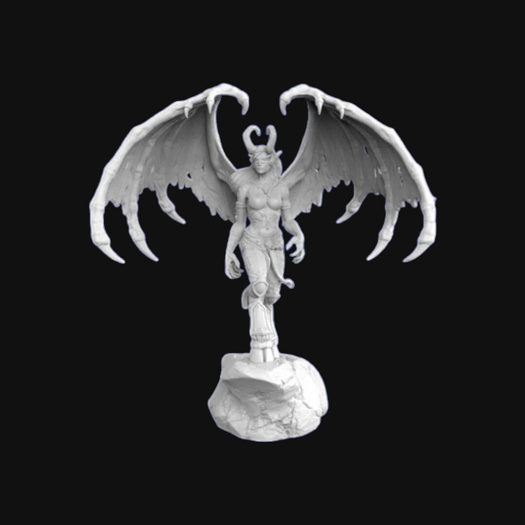 World of Warcraft Demon Hunter STL Files, Demon Hunter 3D Model - Etsy ...