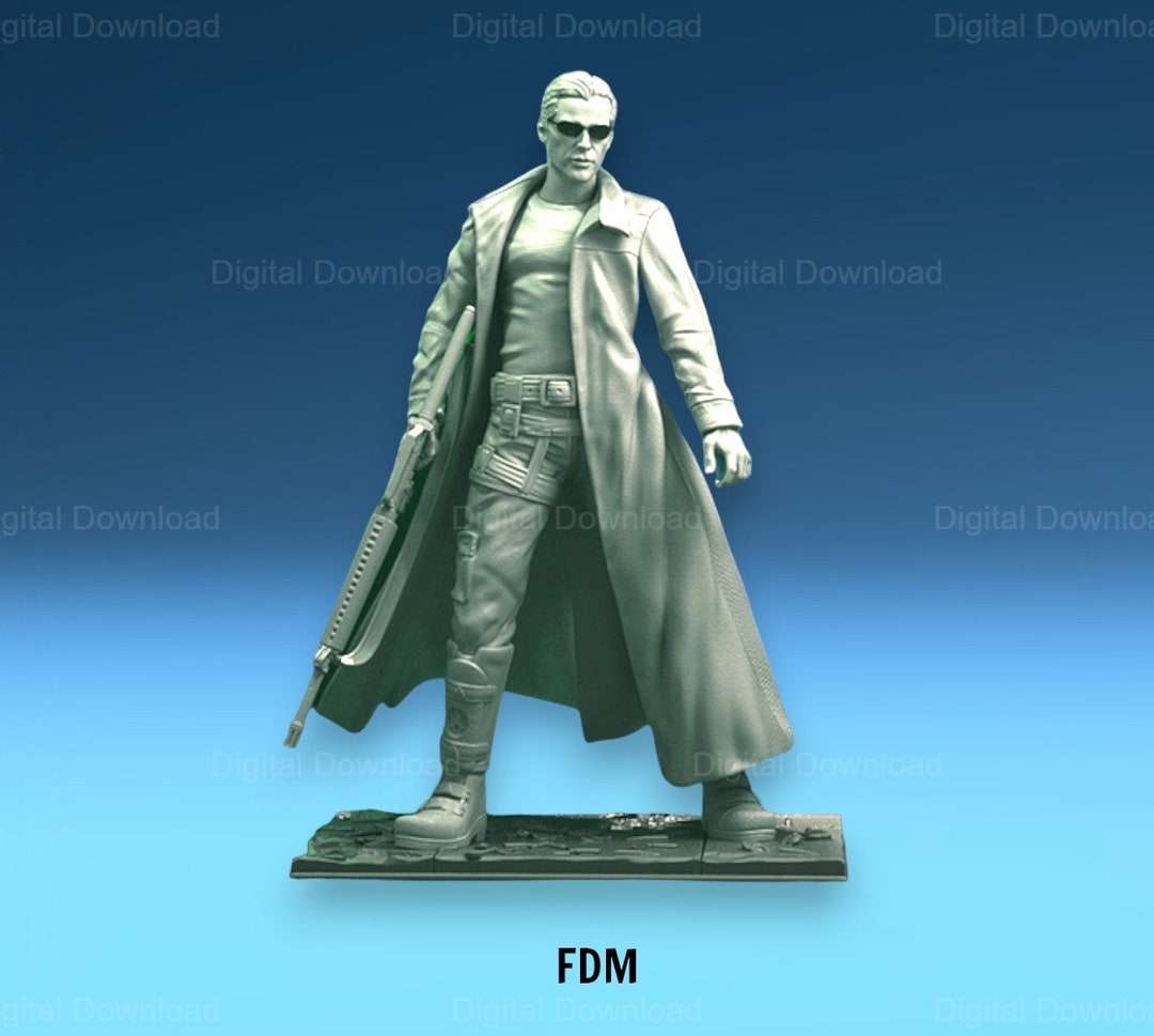 Matrix Neo STL Files, Matrix Neo 3D Model, Matrix Miniature1 - Etsy ...