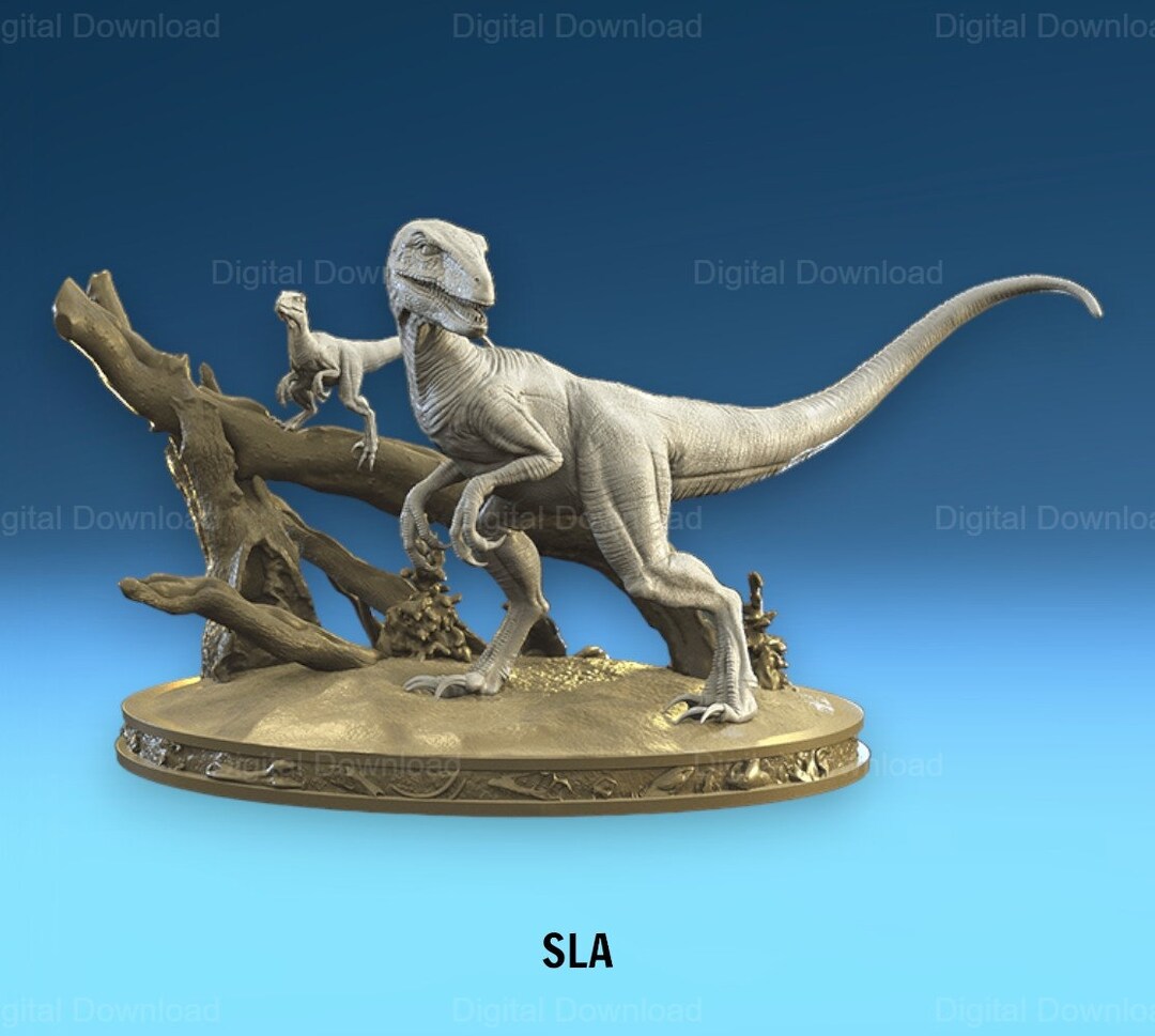 Blue Raptor STL Files, Blue Raptor 3D Model, Raptor Miniature1 - Etsy