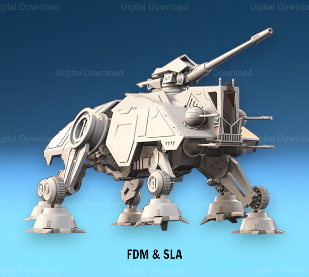 AT-TE Walker STL Files, At-te Walker 3D Model, Star Wars Miniature1 - Etsy