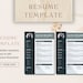 Grey Professional Resume Template, Simple CV Design, Modern Job ...