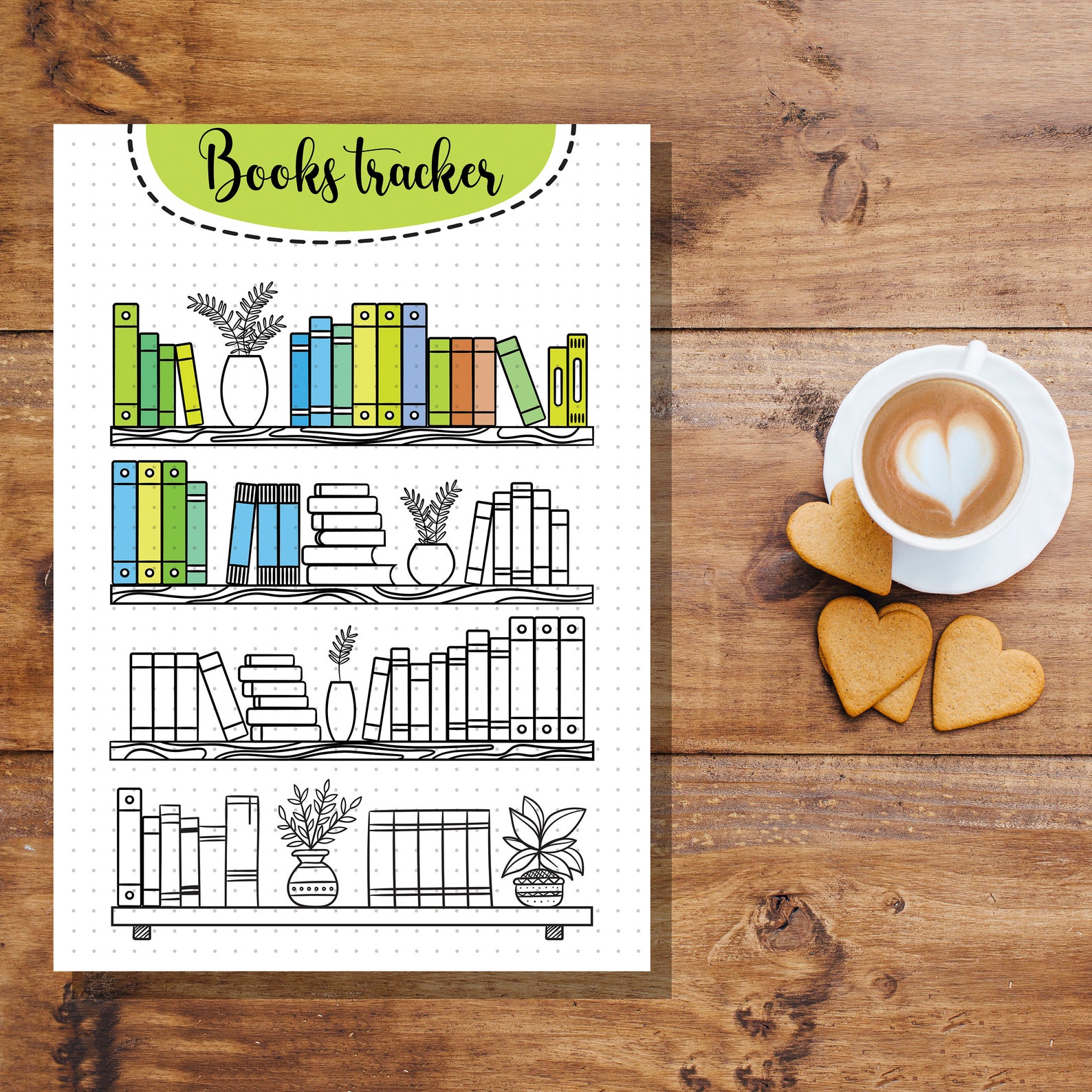 Books Tracker - Printable A4 & A5 - Digital Tracker - Etsy