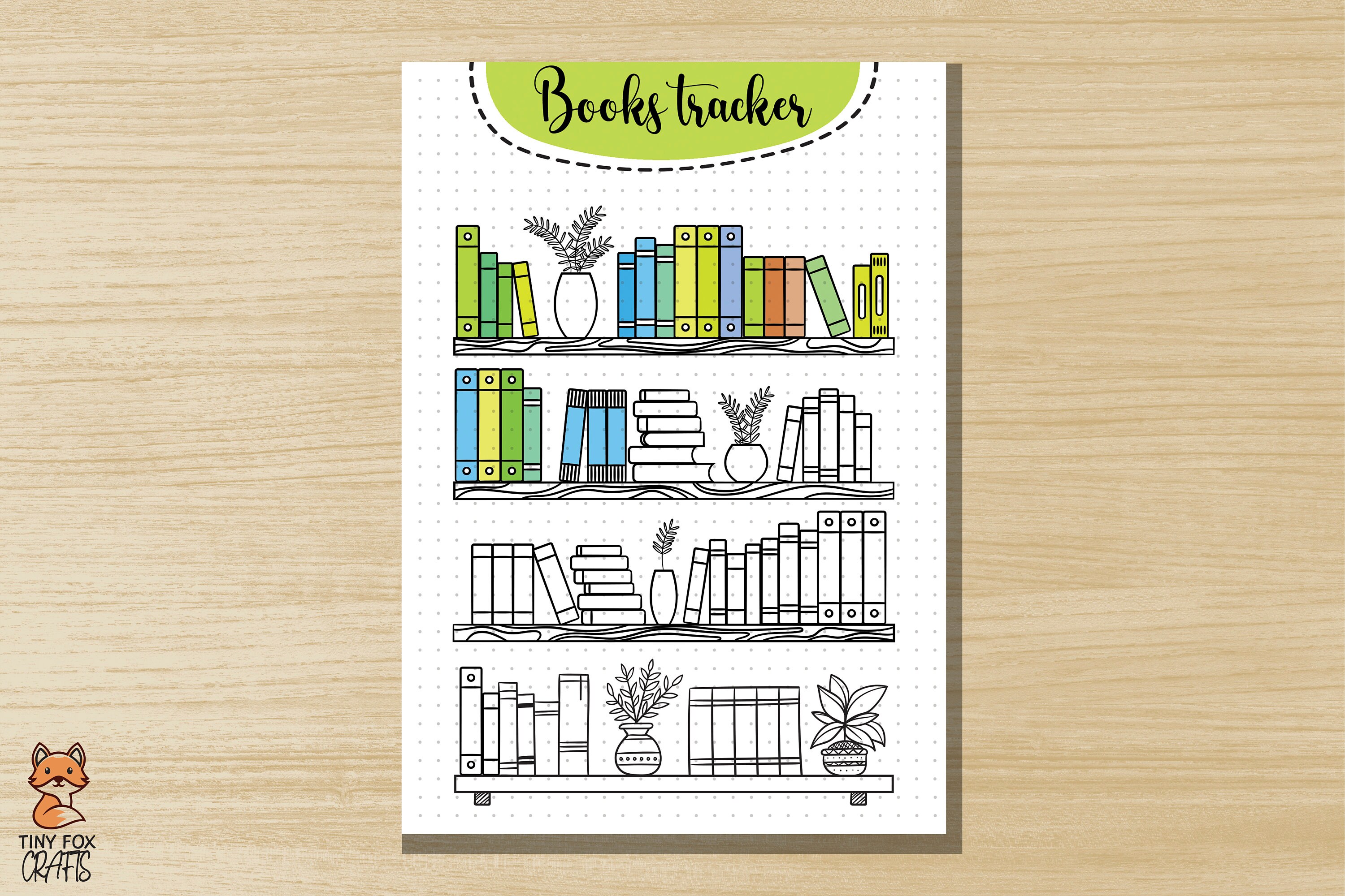Books Tracker - Printable A4 & A5 - Digital Tracker - Etsy