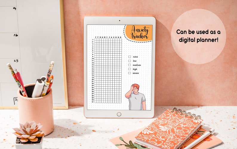 Anxiety Tracker - Printable A4 & A5 - Digital Tracker - Etsy