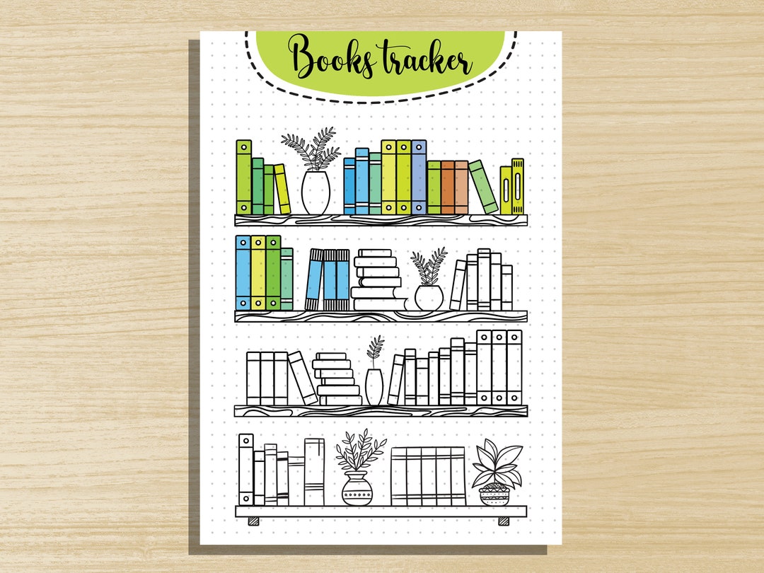 Books Tracker - Printable A4 & A5 - Digital Tracker - Etsy