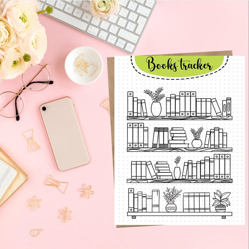 Books Tracker - Printable A4 & A5 - Digital Tracker - Etsy