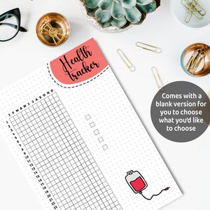 Health Tracker - Printable A4 & A5 - Digital Tracker - Etsy