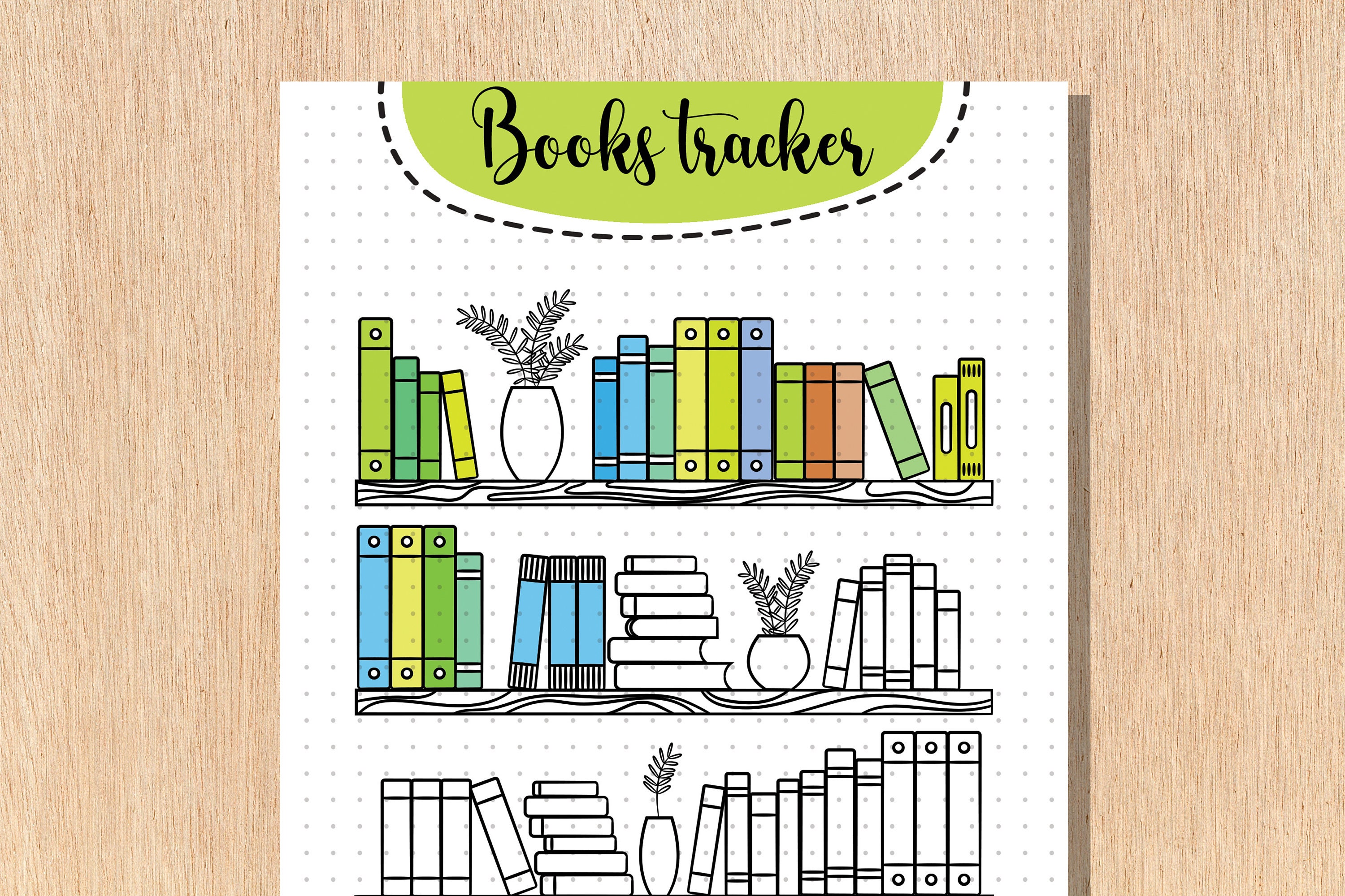 Books Tracker - Printable A4 & A5 - Digital Tracker - Etsy