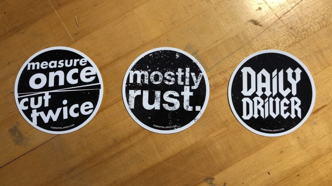 Project Car Stickers (3-packs) - Etsy