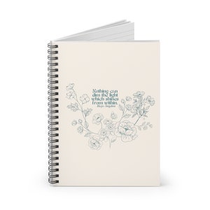 Maya Angelou Quote Spiral Notebook Journal - Etsy