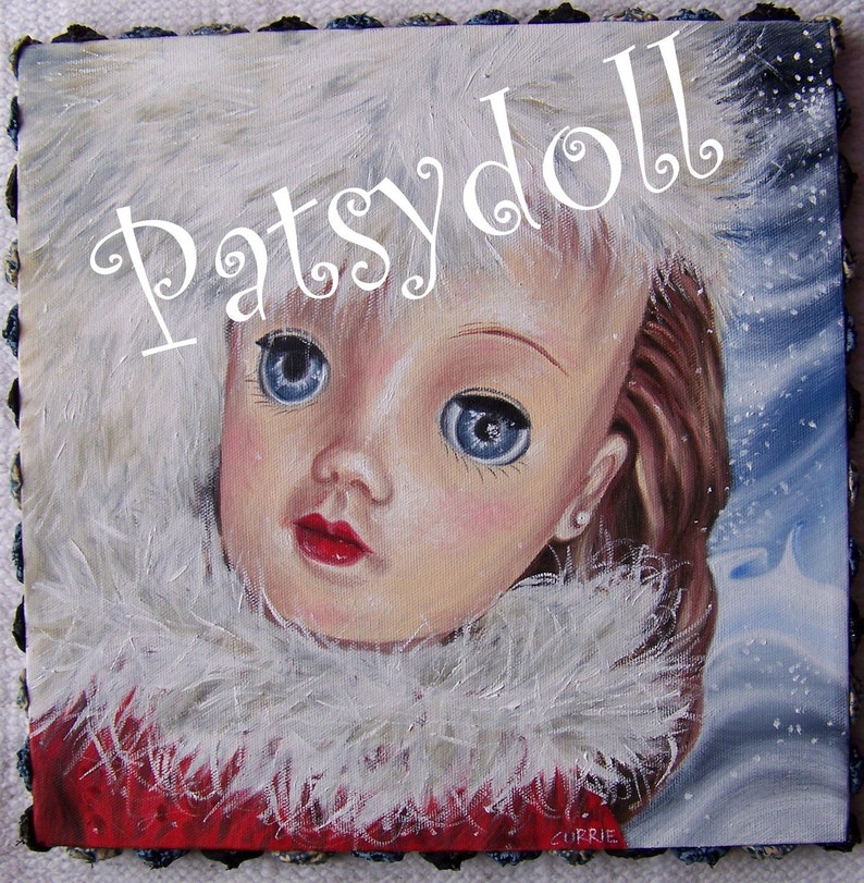 Snowbunny Oil Painting - Etsy
